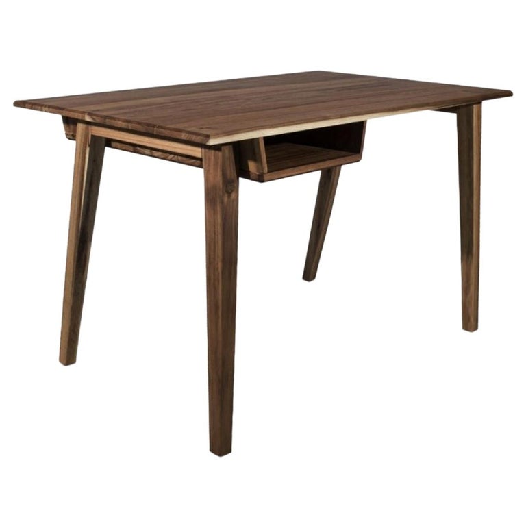 21st Century Collins Desk Walnut Wood For Sale at 1stDibs