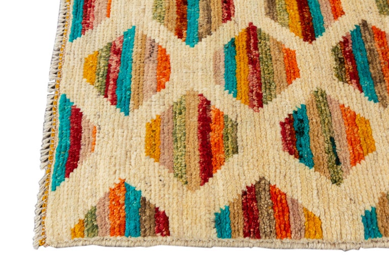 21st Century Contemporary Gabbeh Runner Rug For Sale at 1stDibs