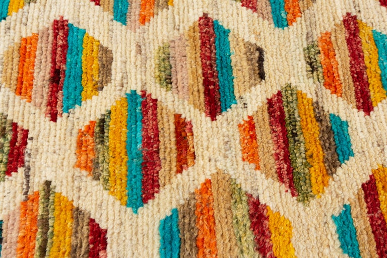 21st Century Contemporary Gabbeh Runner Rug For Sale at 1stDibs