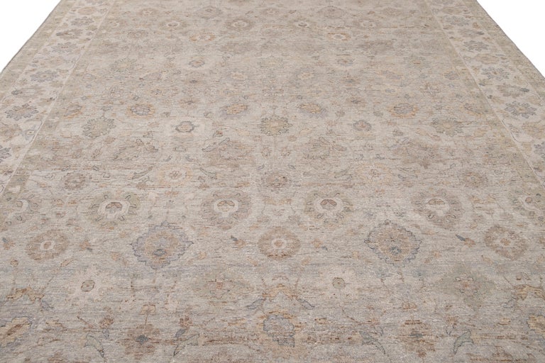 21st Century Contemporary Indian Wool Rug For Sale at 1stDibs