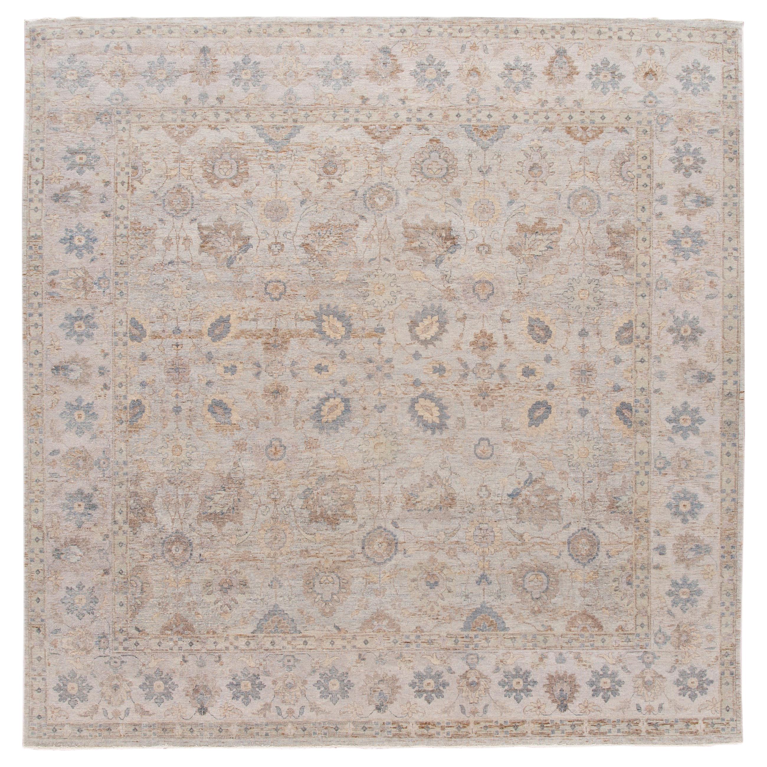 Apadana 21st Century Contemporary Indian Wool Rug For Sale at 1stDibs