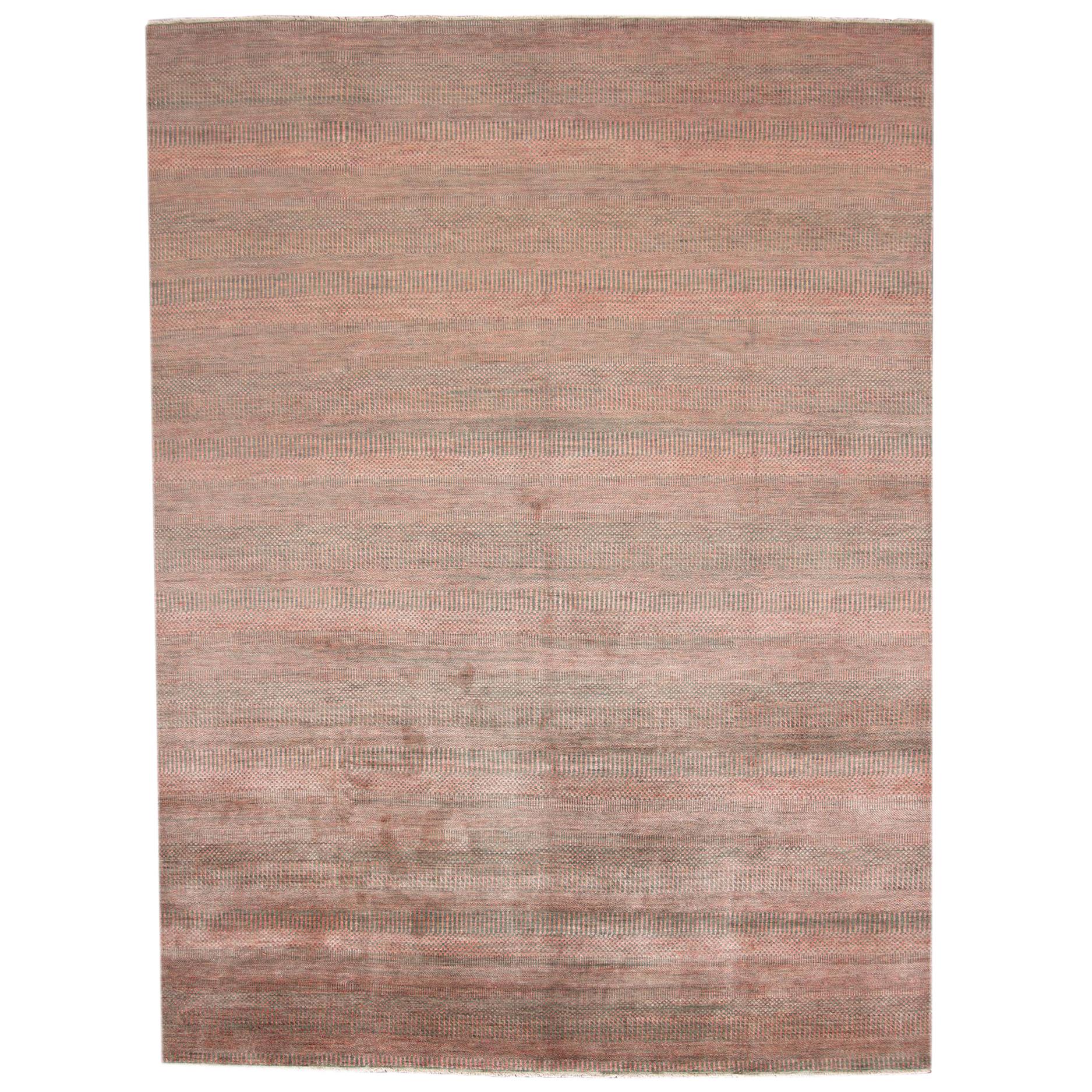 21st Century Salmon, Pink Indian Savannah Rug at 1stdibs