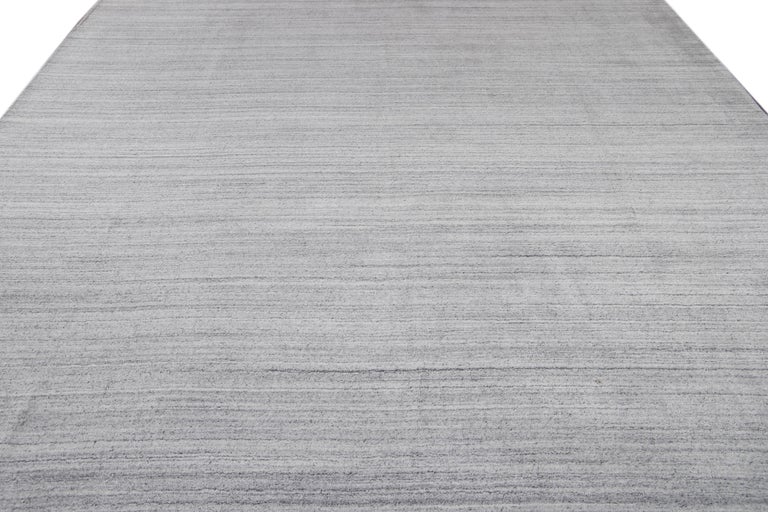 21st Century Contemporary Solid Wool Rug For Sale at 1stDibs