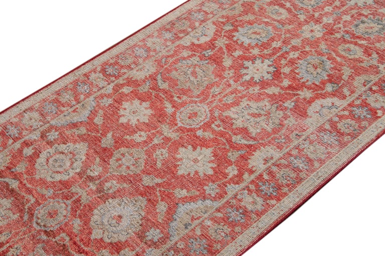 21st Century Contemporary Tabriz-Style Wool Runner For Sale at 1stDibs