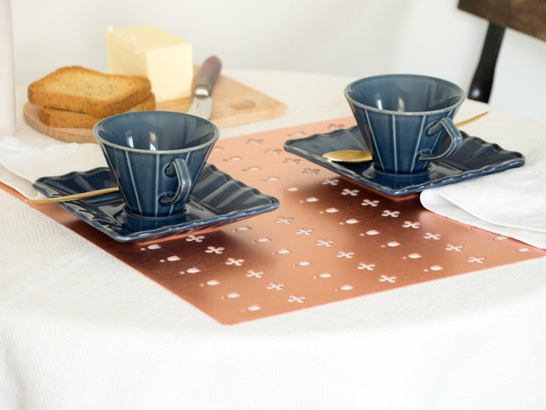 21st Century Copper Underplate Made in Italy Venetian Design Hand Made ...