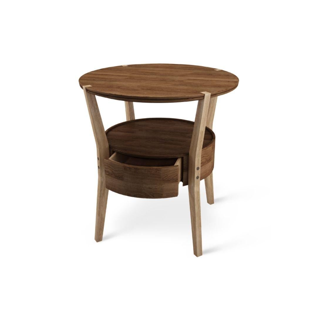 21st Century Cromwell Side Table Walnut Wood For Sale at 1stDibs