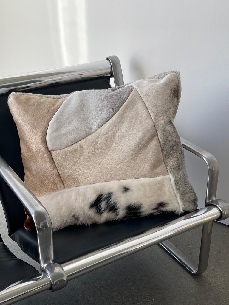 21st Century Custom Cowhide Decorative Pillow For Sale at 1stDibs