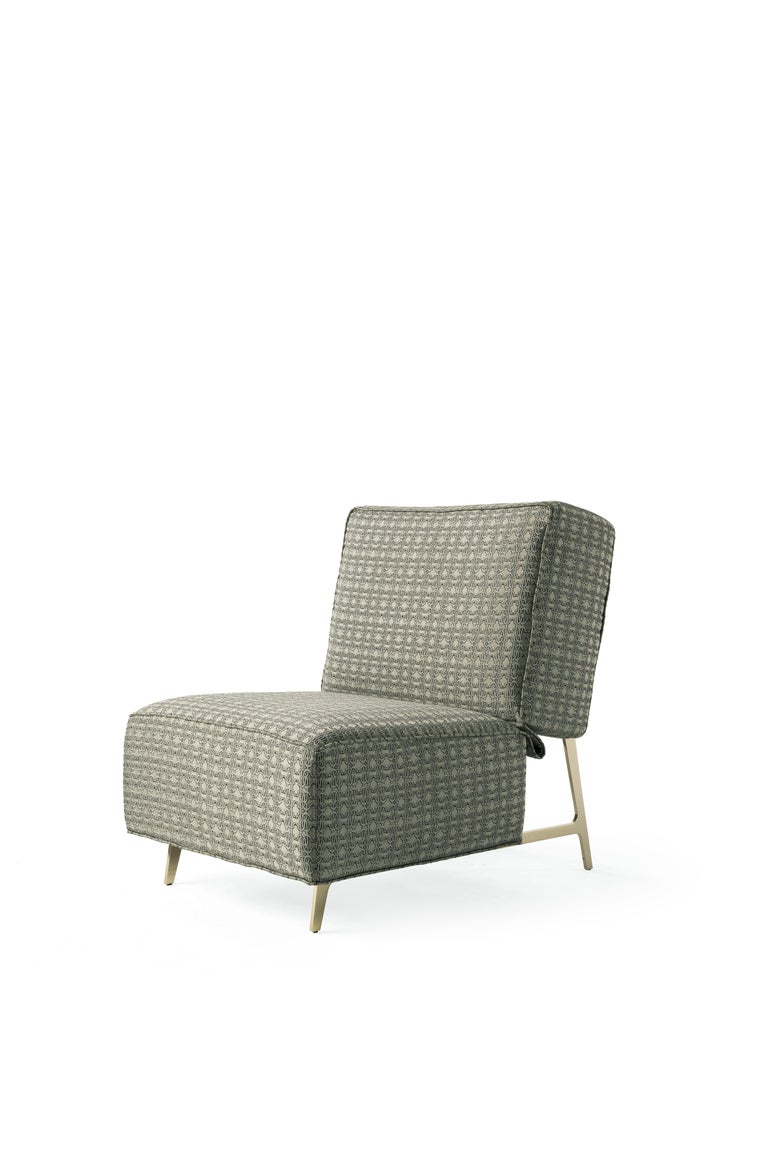 21st Century Davis Armchair in Monogram Fabric by Roberto Cavalli Home ...