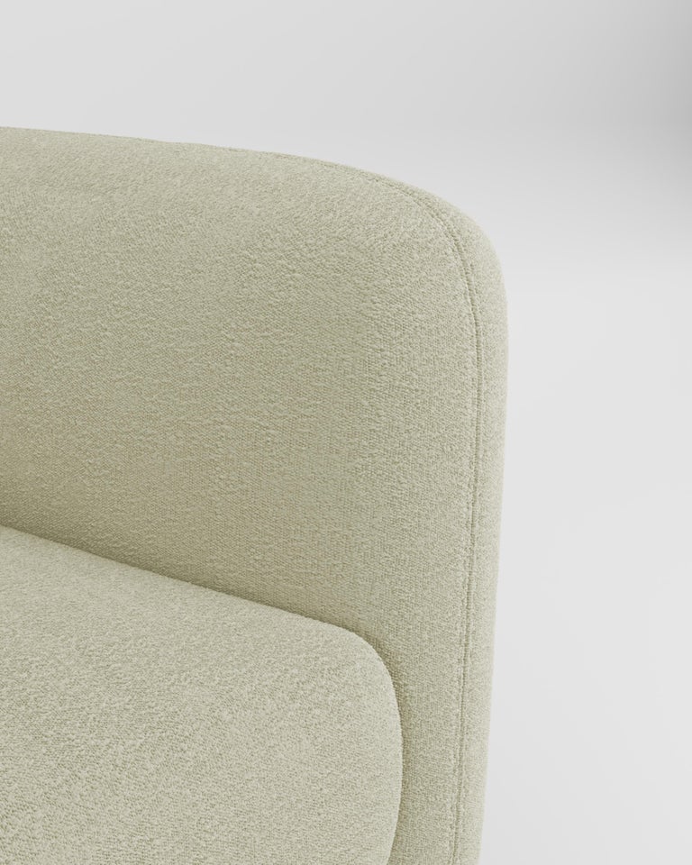 21st Century Designed by Collector Studio Jacob Armchair Fabric Bouclé ...