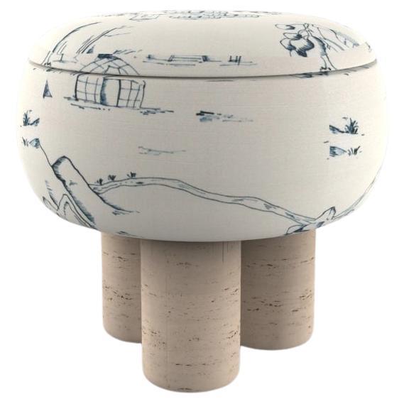 Hygge Puff Designed by Saccal Design House Casamance Douce Folie Grége ...