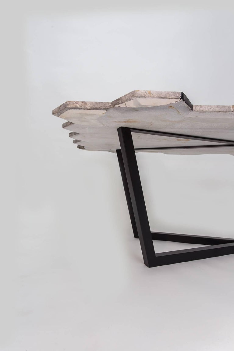 21st Century Diplopia Monochrome X-Large Cubic Marble Coffee Table For ...