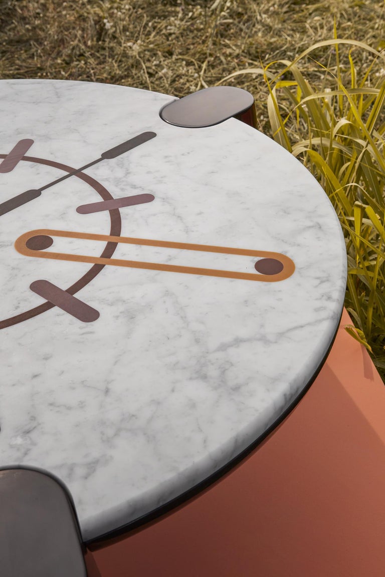 21st Century Elena Salmistraro Coffee Table L Polyurethane Marble Resin ...