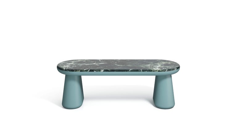 21st Century Elena Salmistraro Ione Bench Polyurethane Marble Black ...