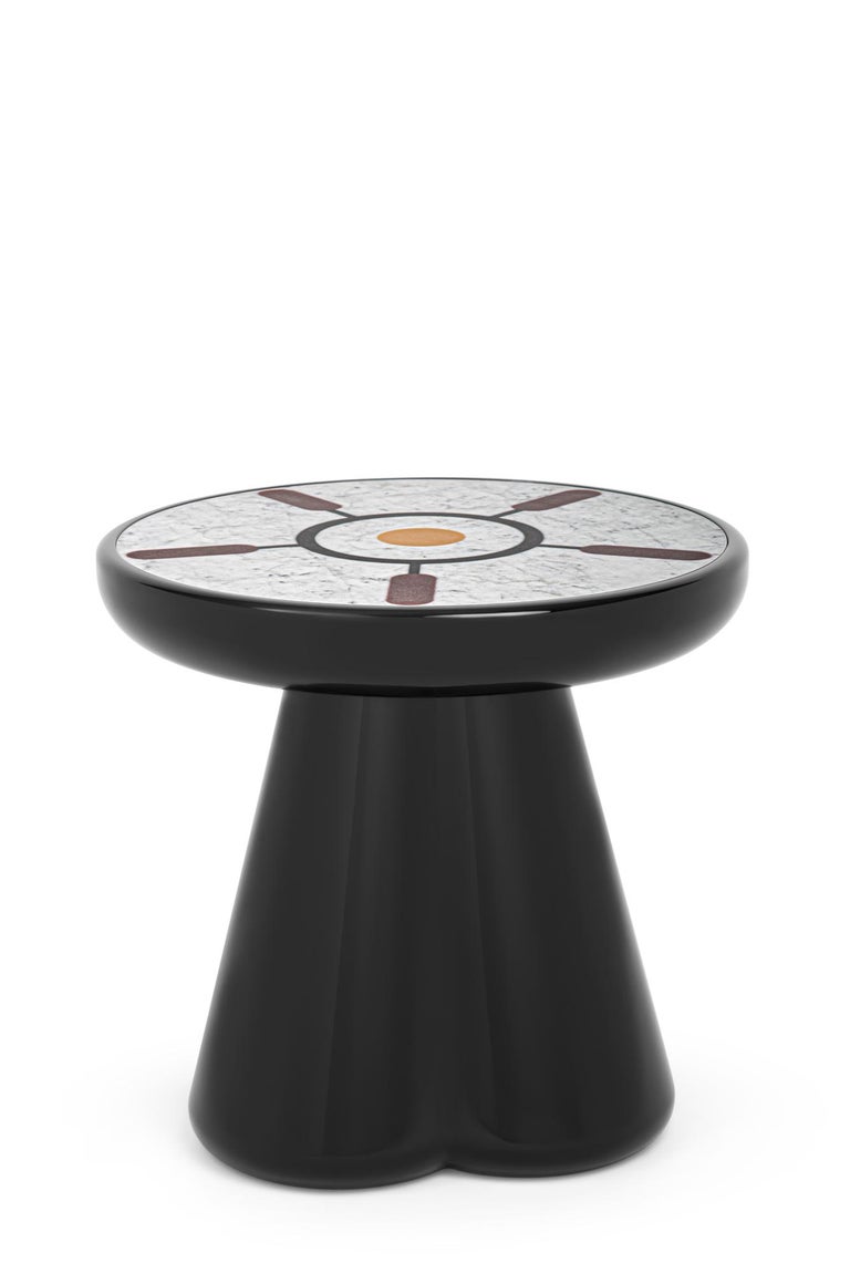 21st Century Elena Salmistraro Stool Low Table Polyurethane Marble ...