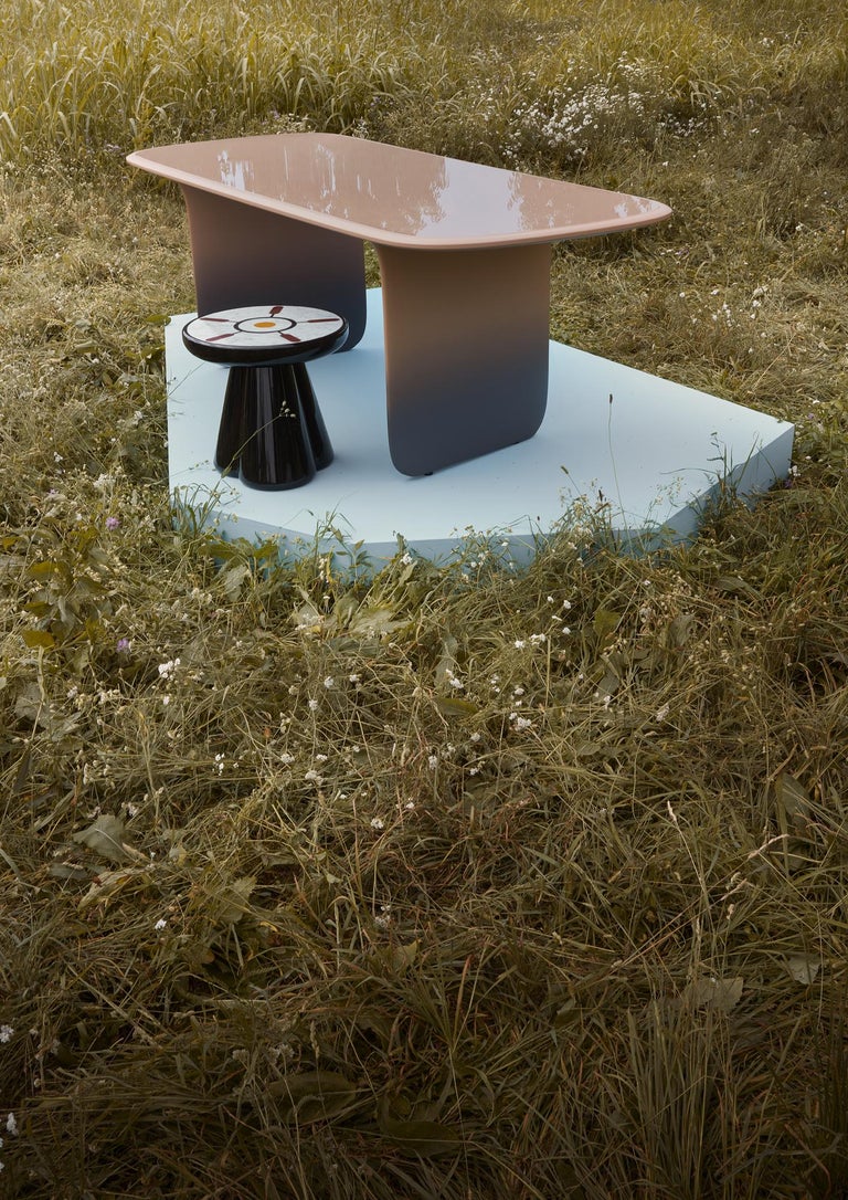 21st Century Elena Salmistraro Stool Low Table Polyurethane Marble ...