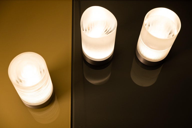 21st Century Federico Peri Haute Rechargeable Lamp Murano Glass Various ...