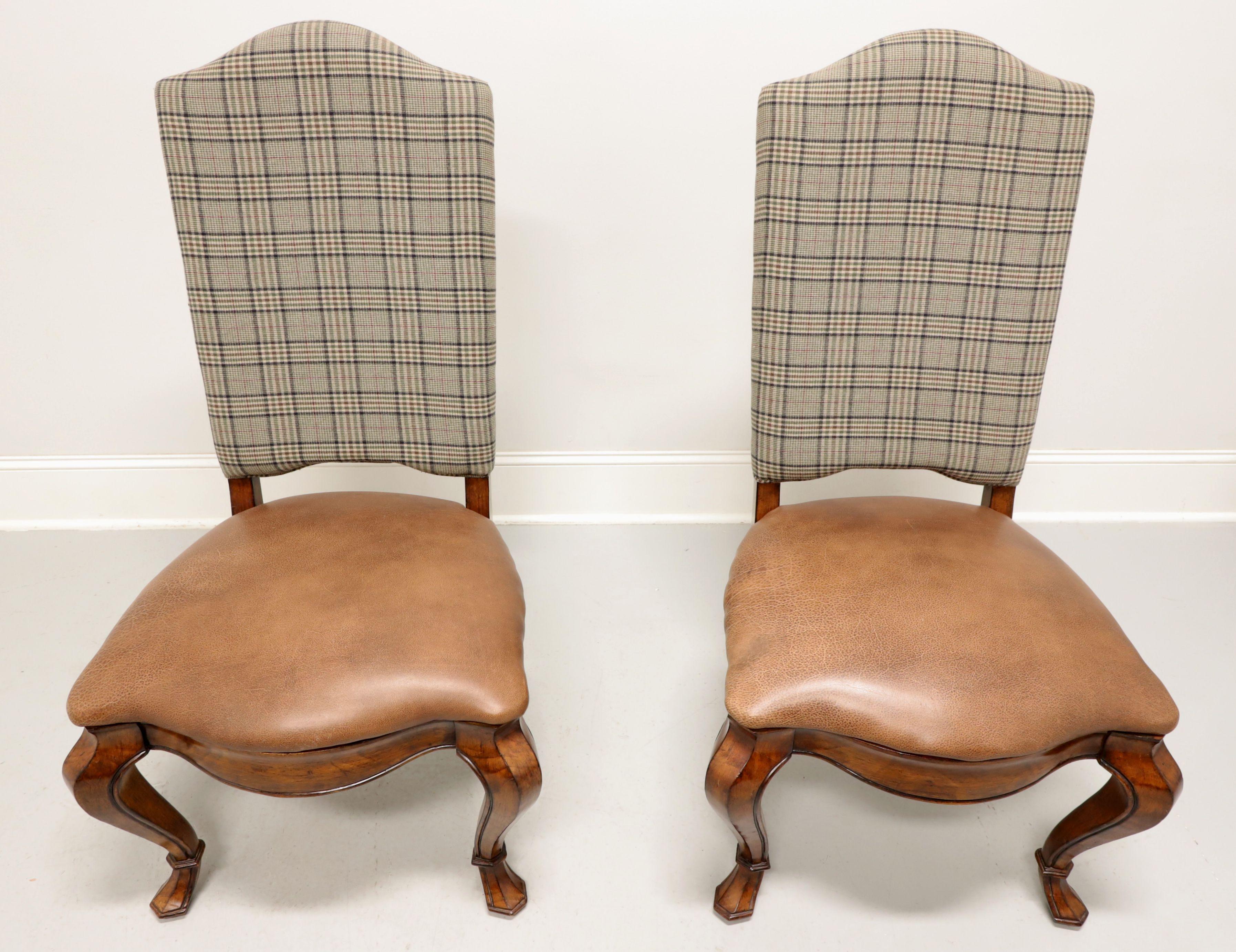 21st Century French Country High Back Accent Side Chairs - Pair For ...