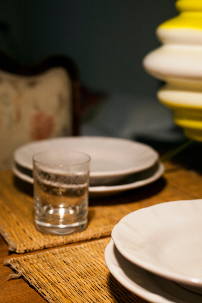 21st Century Ceramic Soup Plate White Handmade For Sale at 1stDibs