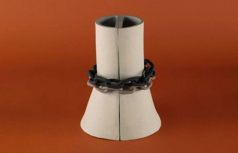 21st Century Handmade Ceramic Venus Chain Vase For Sale at 1stDibs
