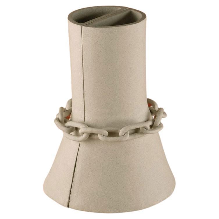 21st Century Handmade Ceramic Venus Chain Vase For Sale at 1stDibs