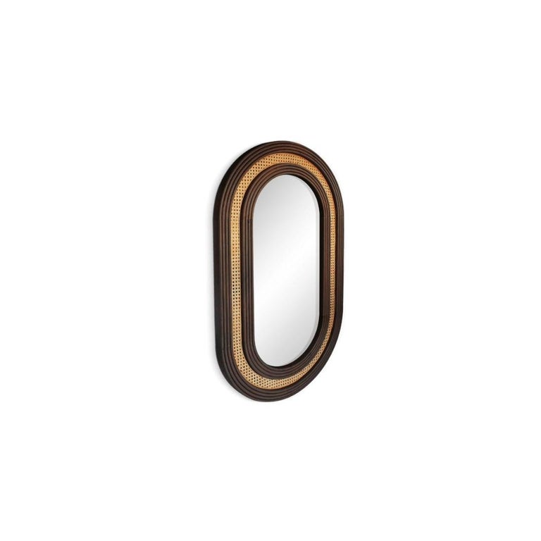 21st Century Hudson Mirror Walnut Wood For Sale at 1stDibs