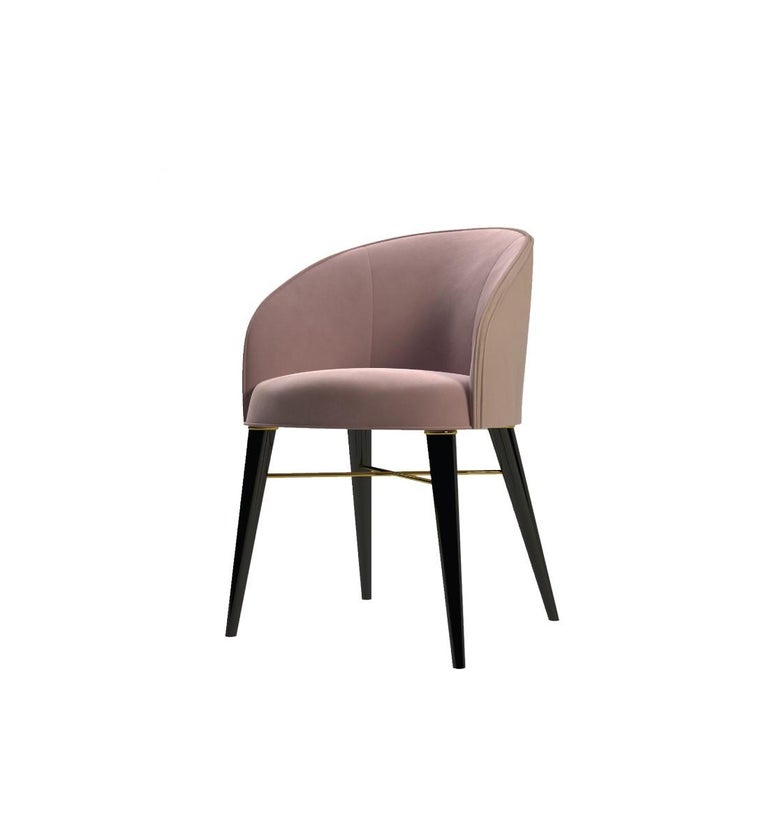 21st Century Ingrid Dining Chair Cotton Velvet Beechwood For Sale at ...