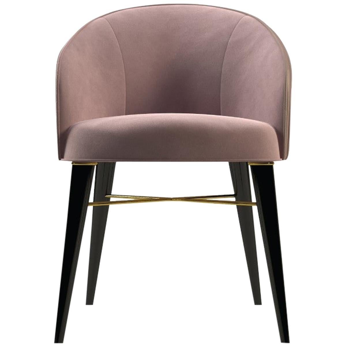 21st Century Ingrid Dining Chair Cotton Velvet Beechwood For Sale at ...