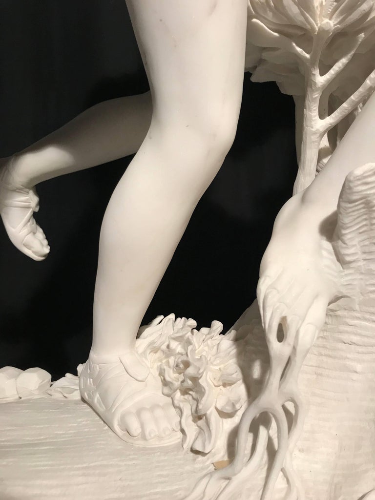 21st Century Italian Marble Sculpture of Apollo E Dafne Gian Lorenzo ...