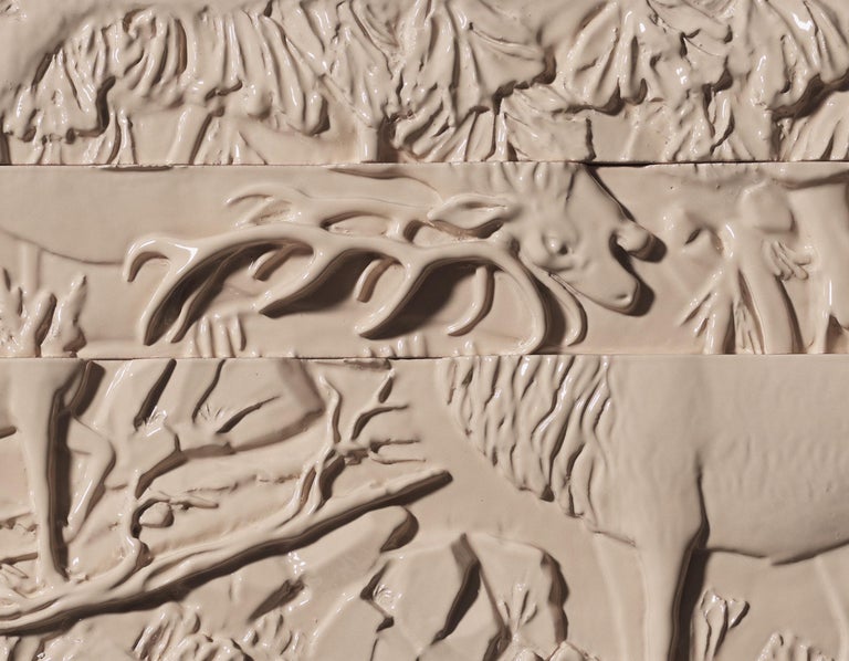 21st Century Italy, Light Pink Panel, Ceramica Gatti, Designer A ...