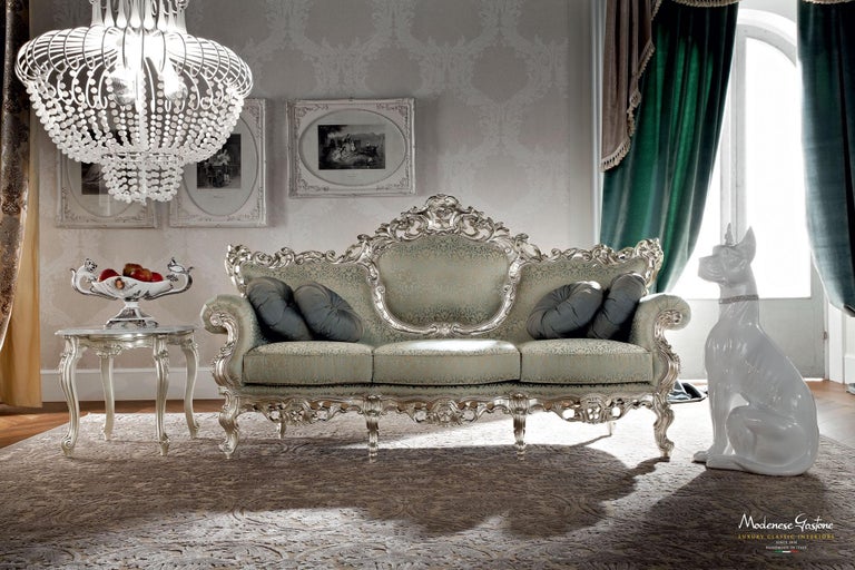 21st Century Ivory Finished Baroque Wine Rack by Modenese Gastone ...