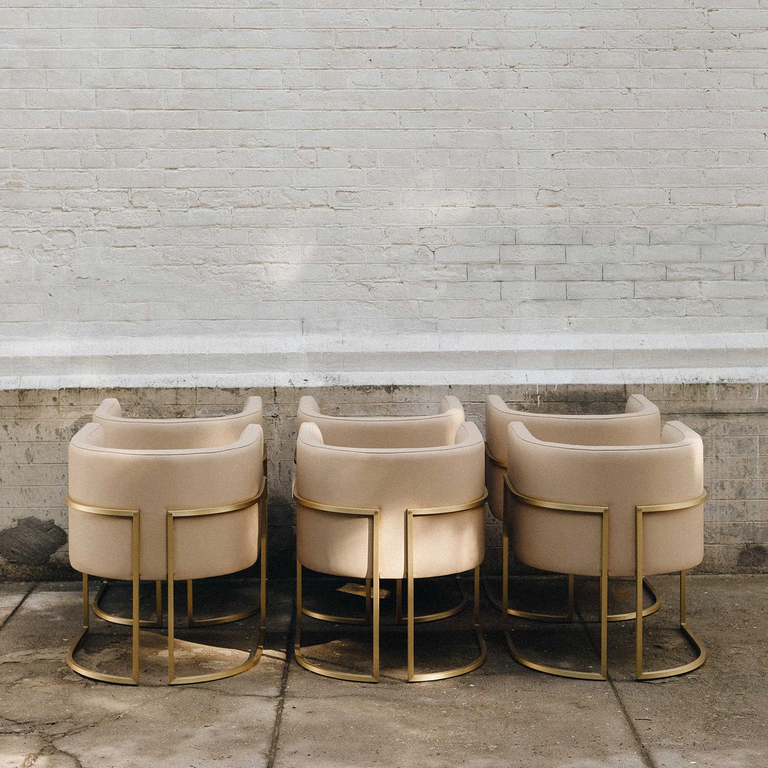 21st Century Julius Chair in Brass For Sale at 1stDibs