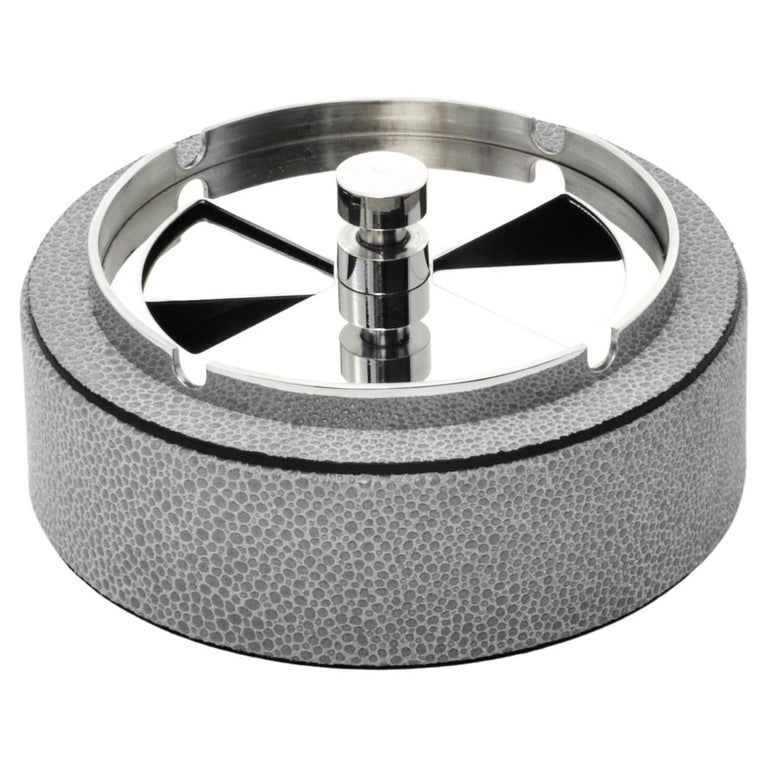 21st Century Leather Ashtray Handcrafted in Italy For Sale at 1stDibs