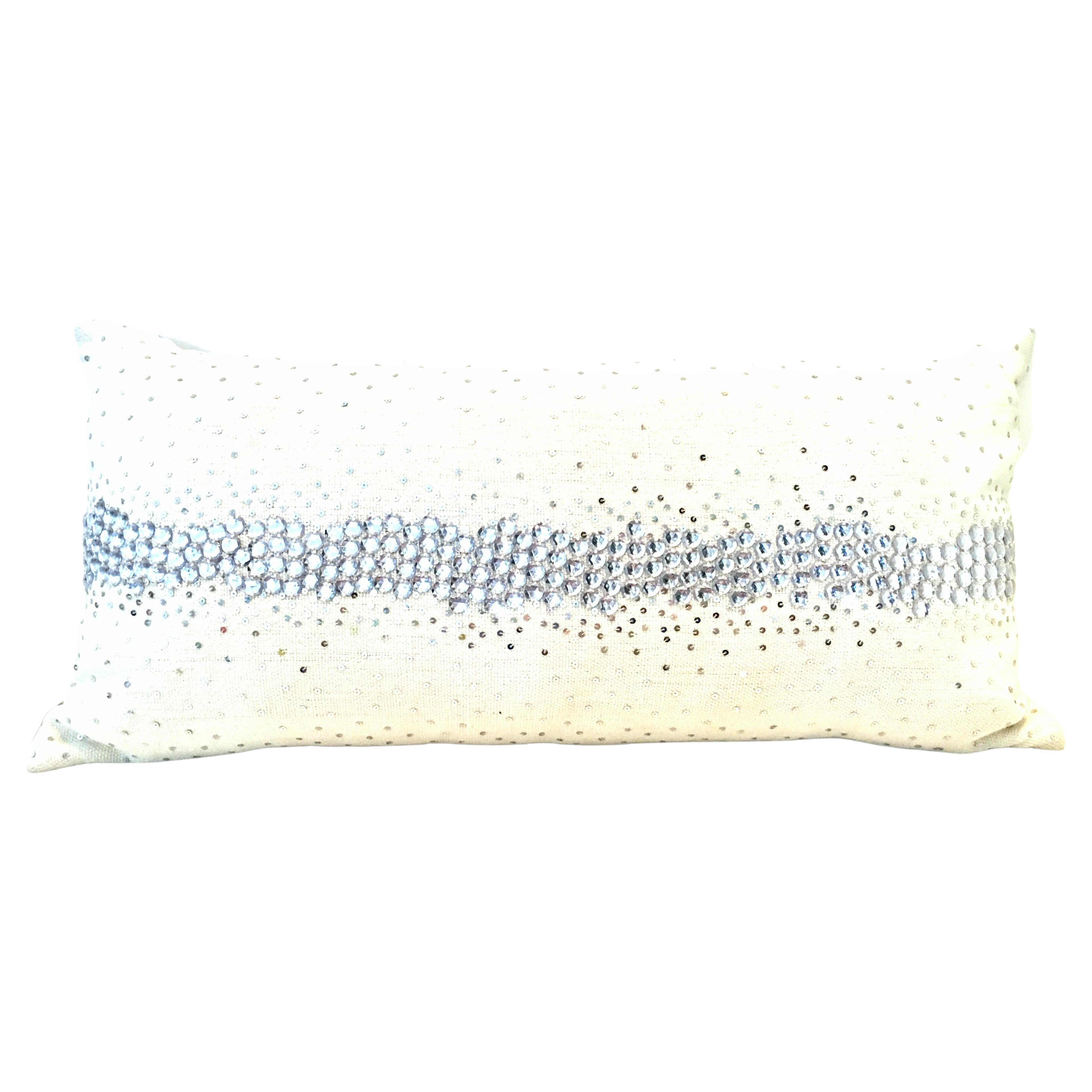 21st Century New Printed Belgium Linen Down Pillow by, Design Legacy ...