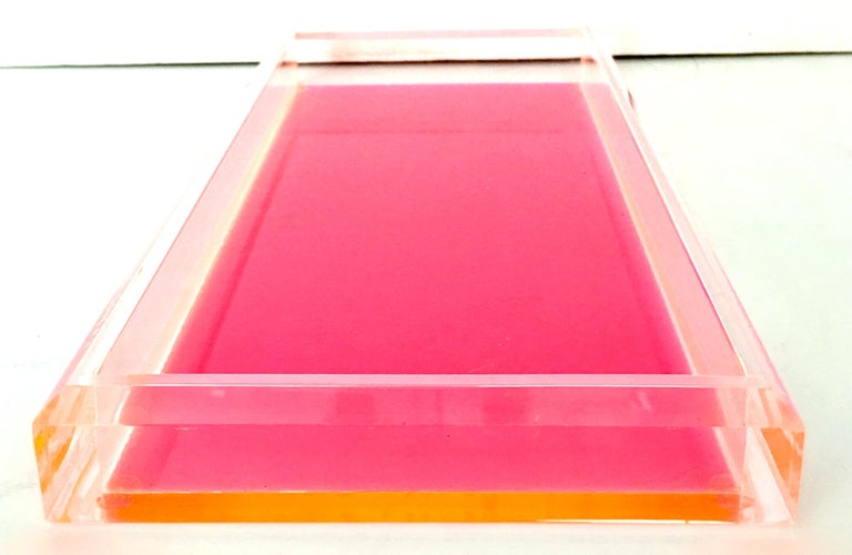 21st Century Lucite Rectangular Tray by Alexandra Von Furstenberg at ...