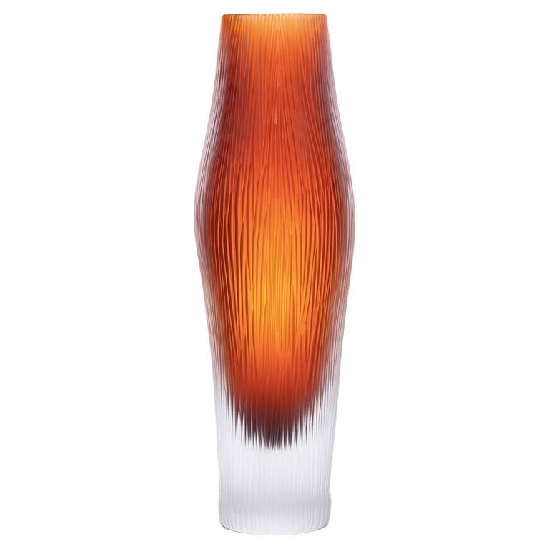 21e siècle Vase Ludovica+Roberto Palomba Laguna Puparin en verre de ...