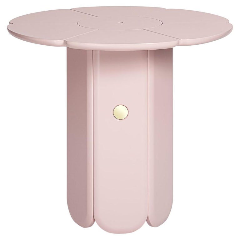 21st Century Matteo Cibic Pink Vase Table Matt Lacquered MDF Scapin ...