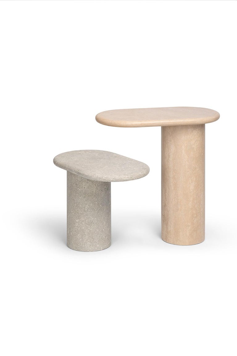 21st Century Matteo Zorzenoni Cantilever L Coffee Table Travertino For ...