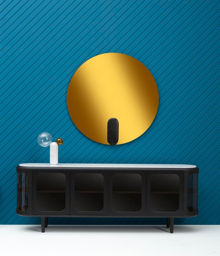 21st Century Matteo Zorzenoni Sideboard Matt Lacquered Wood Marble ...
