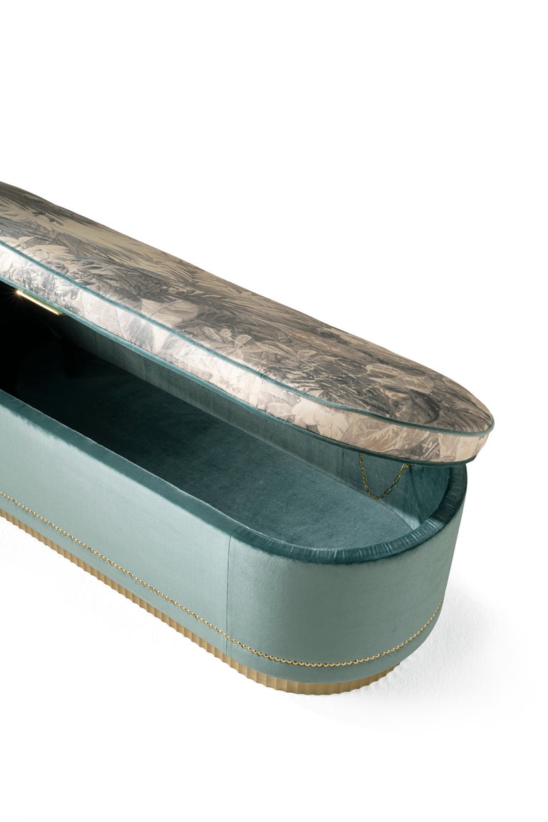 21st Century Meriam Pouf with Storage Openable by Etro Home Interiors ...