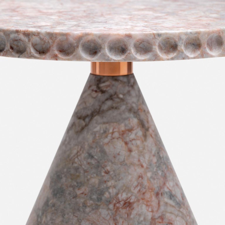 21st Century Mirage Coffee Table Nesting Set in Marble and Copper For ...