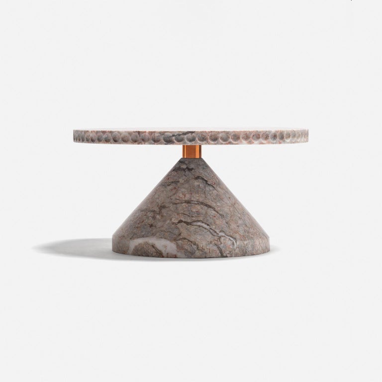 21st Century Mirage Coffee Table Nesting Set in Marble and Copper For ...