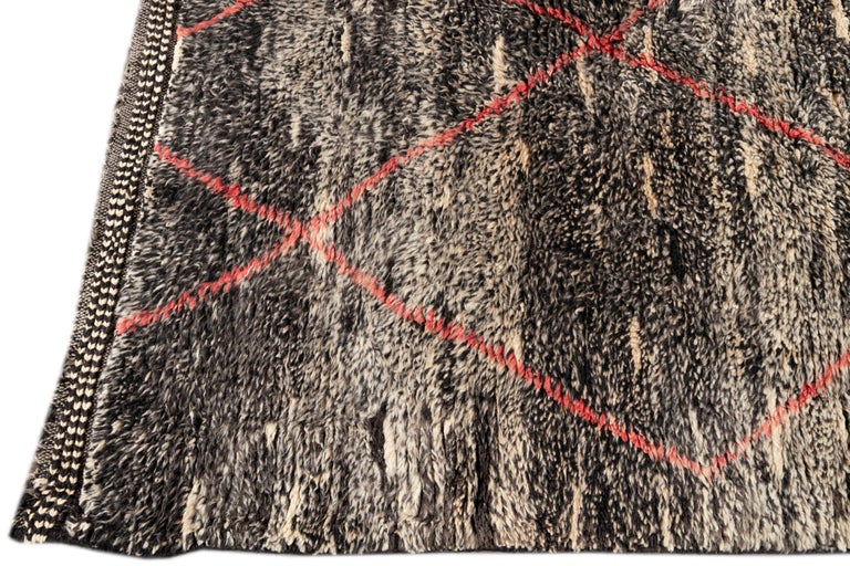 21st Century Modern Berber Moroccan Rug For Sale at 1stDibs