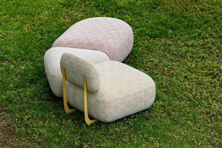 21st Century Modern Big Triangular Pouf for Outdoor Code Made in Italy ...