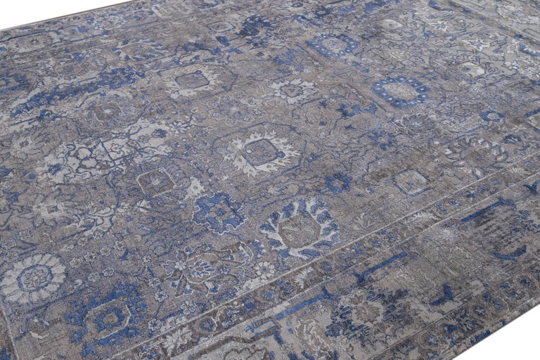 21st Century Modern Contemporary Abstract Wool Rug For Sale at 1stDibs