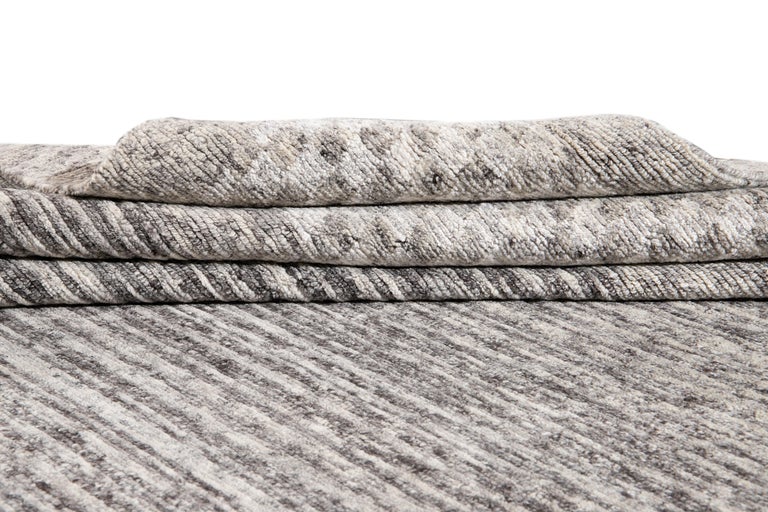 21st Century Contemporary Textured Loop Wool Rug For Sale at 1stDibs