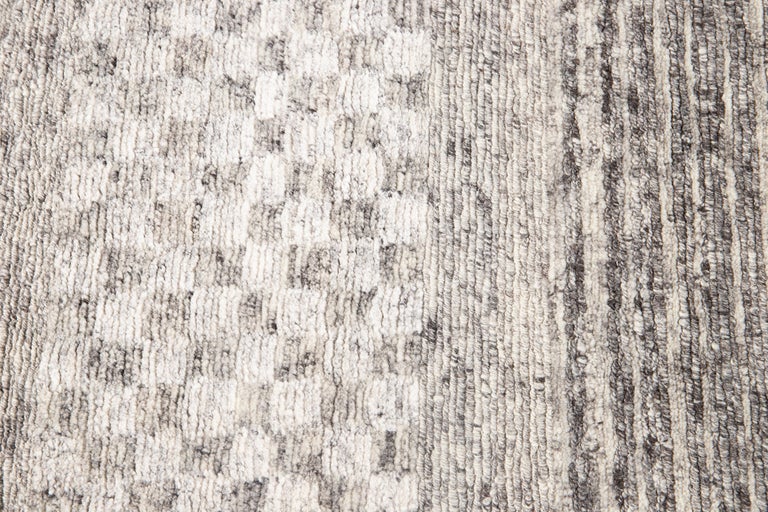 21st Century Contemporary Textured Loop Wool Rug For Sale at 1stDibs
