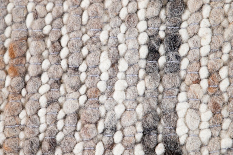 21st Century Modern Felted Texture Wool Rug For Sale at 1stDibs