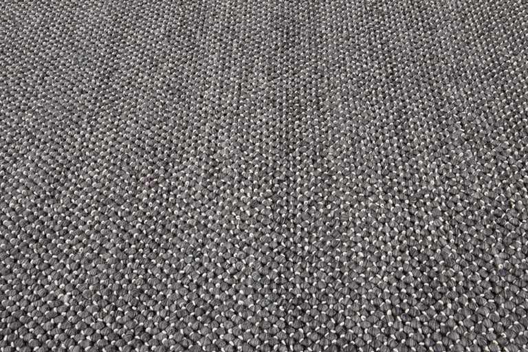 21st Century Modern Felted Texture Wool Rug For Sale at 1stDibs
