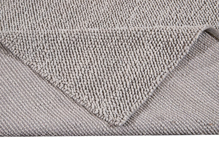 21st Century Modern Felted Texture Wool Rug For Sale at 1stDibs