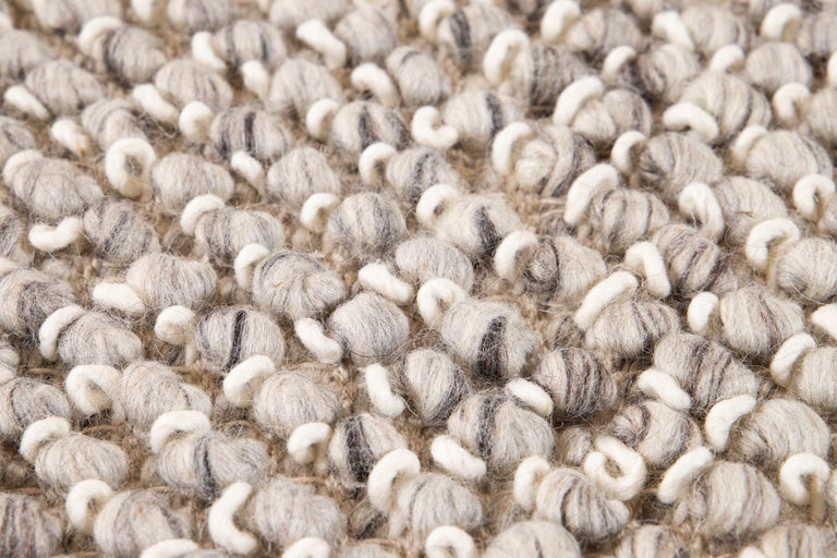 21st Century Modern Felted Texture Wool Rug For Sale at 1stDibs